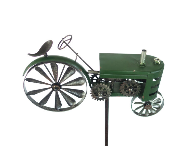 Metall Traktor Windrad 160cm | Gartendeko-Shop | Gartenstecker aus ...